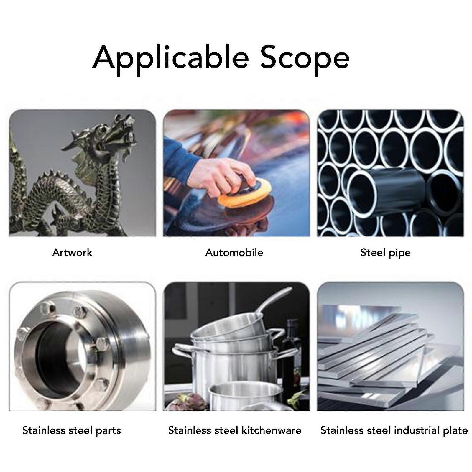 6 Pcs Metal Polishing Bar Multi Functional Solid Wax Metal Buffing ...