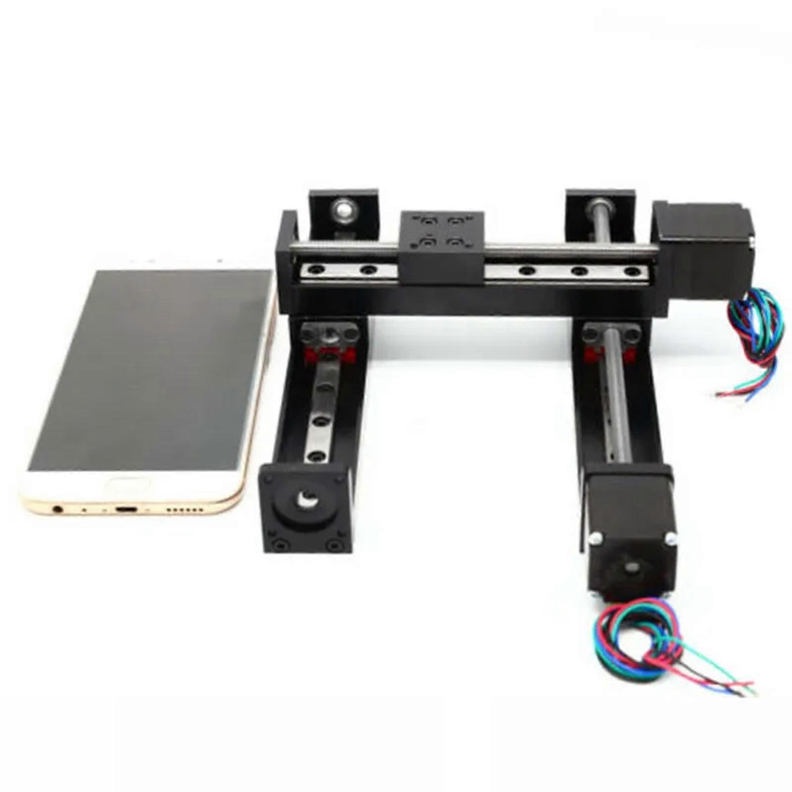 150mm Linear Sliding Table with T6 Guide Rail and Nema11 Stepper Motor High Precision&Low Noise ...
