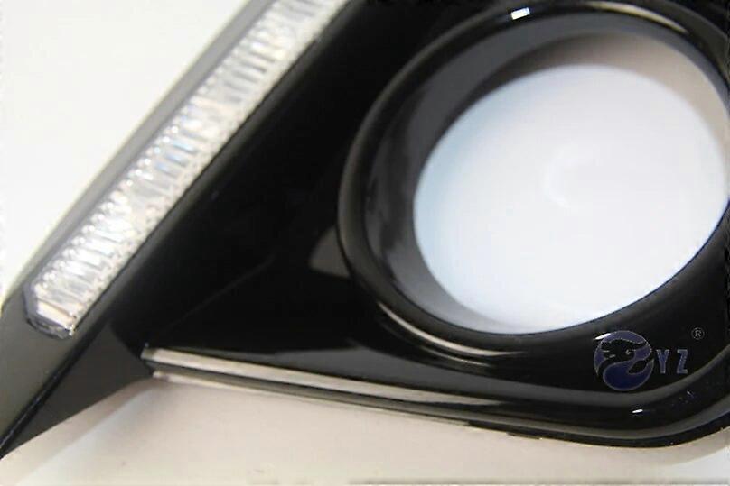 DRL For Mazda CX-5 CX5 CX 5 2012 2013 2014 2015 2016 Daytime Running Lights fog lamp cover ...