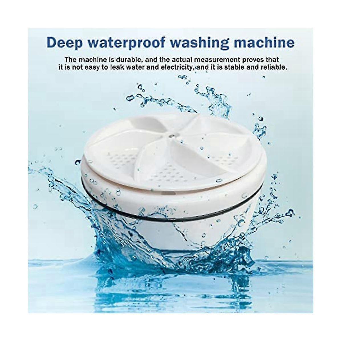 Mini Portable Spin Abs Washing Machine Usb Turbo Washer , Business ...