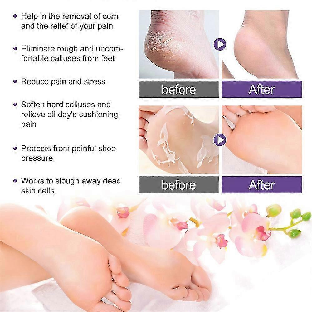Lavender & VC Foot Peeling Mask Exfoliating Heels Calluses Remove Foot ...