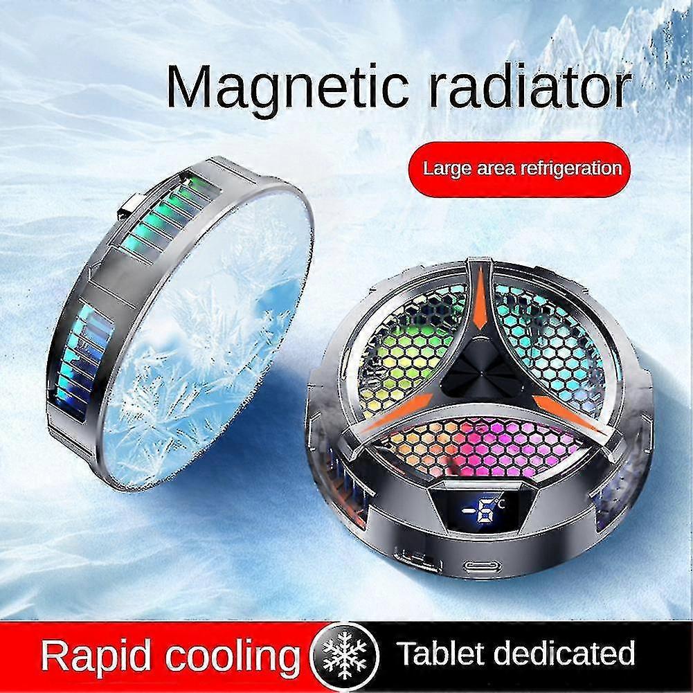 X42 Tablet Radiator Tablet Cooler Rgb Colorful Lighting 10cm Magnetic ...