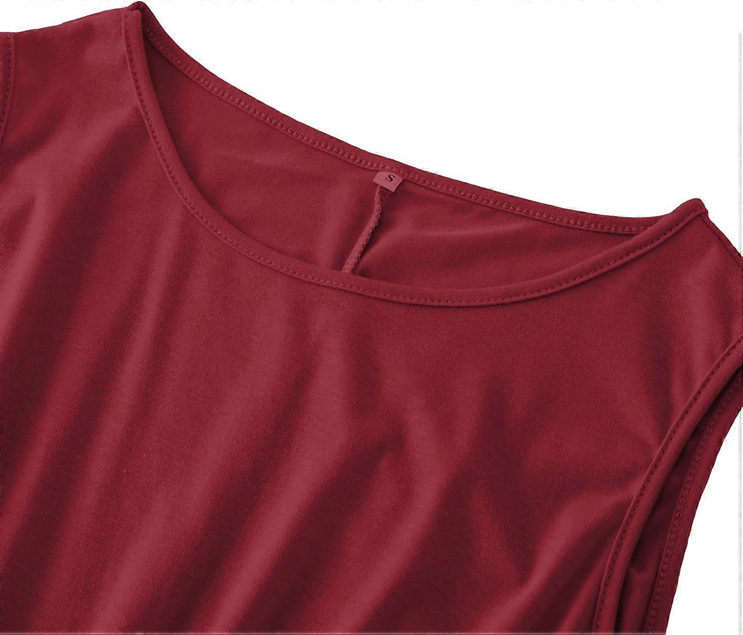 Women's Casual Sleeveless Maxi Dress Loose Long Dresses Summer Sundress ...