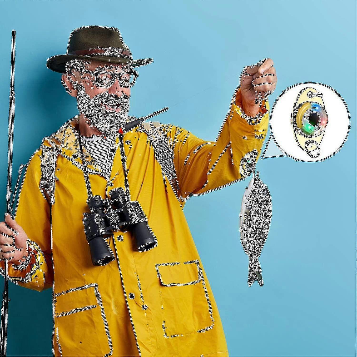 10 Pieces Led Fishing Lures Fishing Spoons Lighted Bait Flasher | Fruugo FI