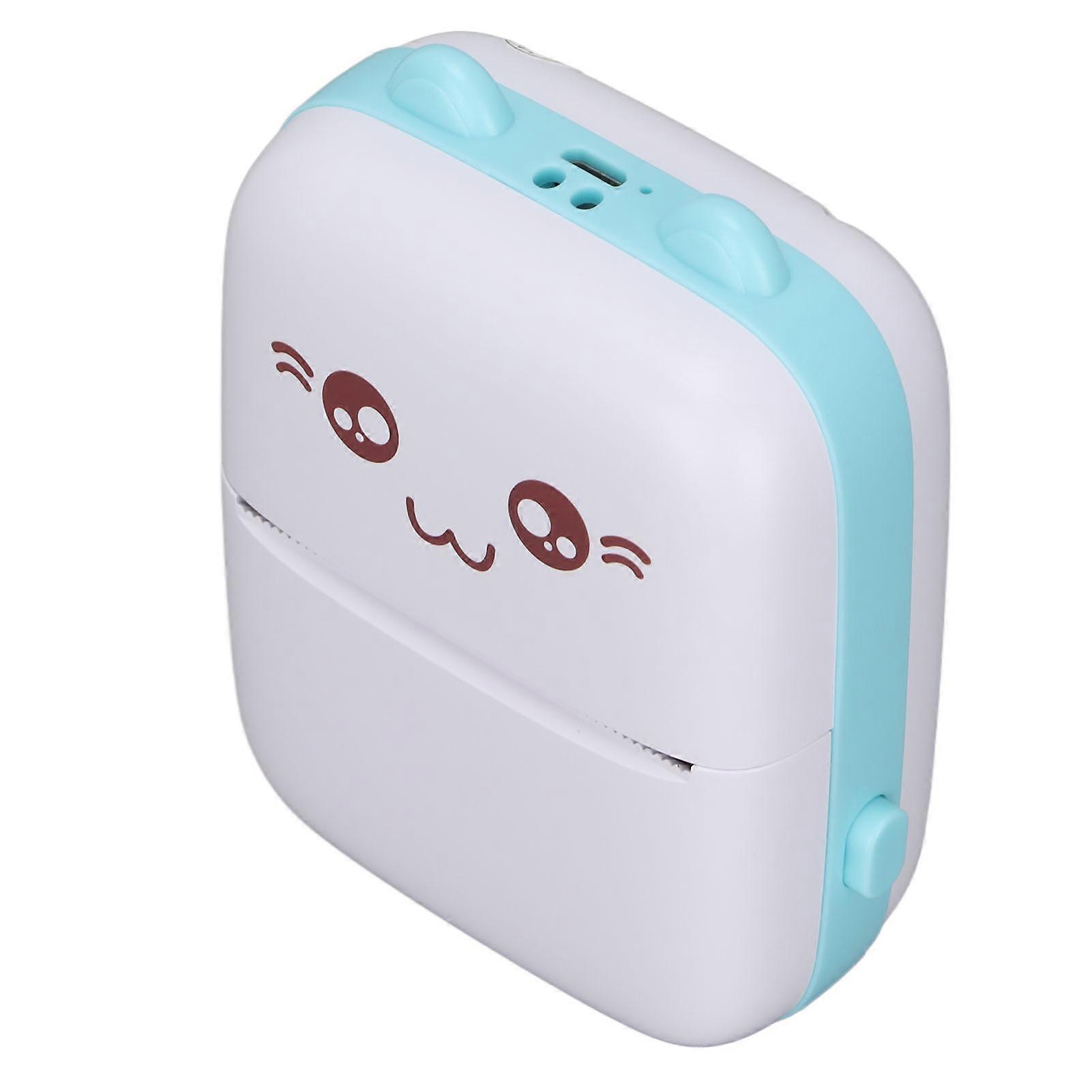 Mini Printer Portable Text Picture Memo Shopping List Label Inkless ...