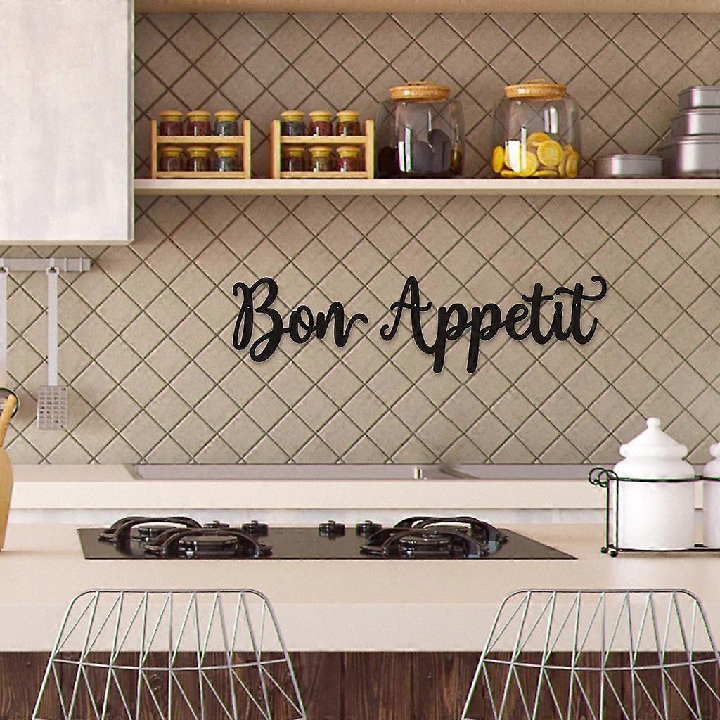 Bon Appetit Wall Decor Metal Sign Rustic Farmhouse Home Decorations ...