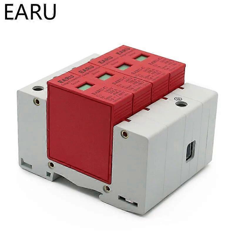 4P industrial three-phase power lightning protection surge protector 4P ...