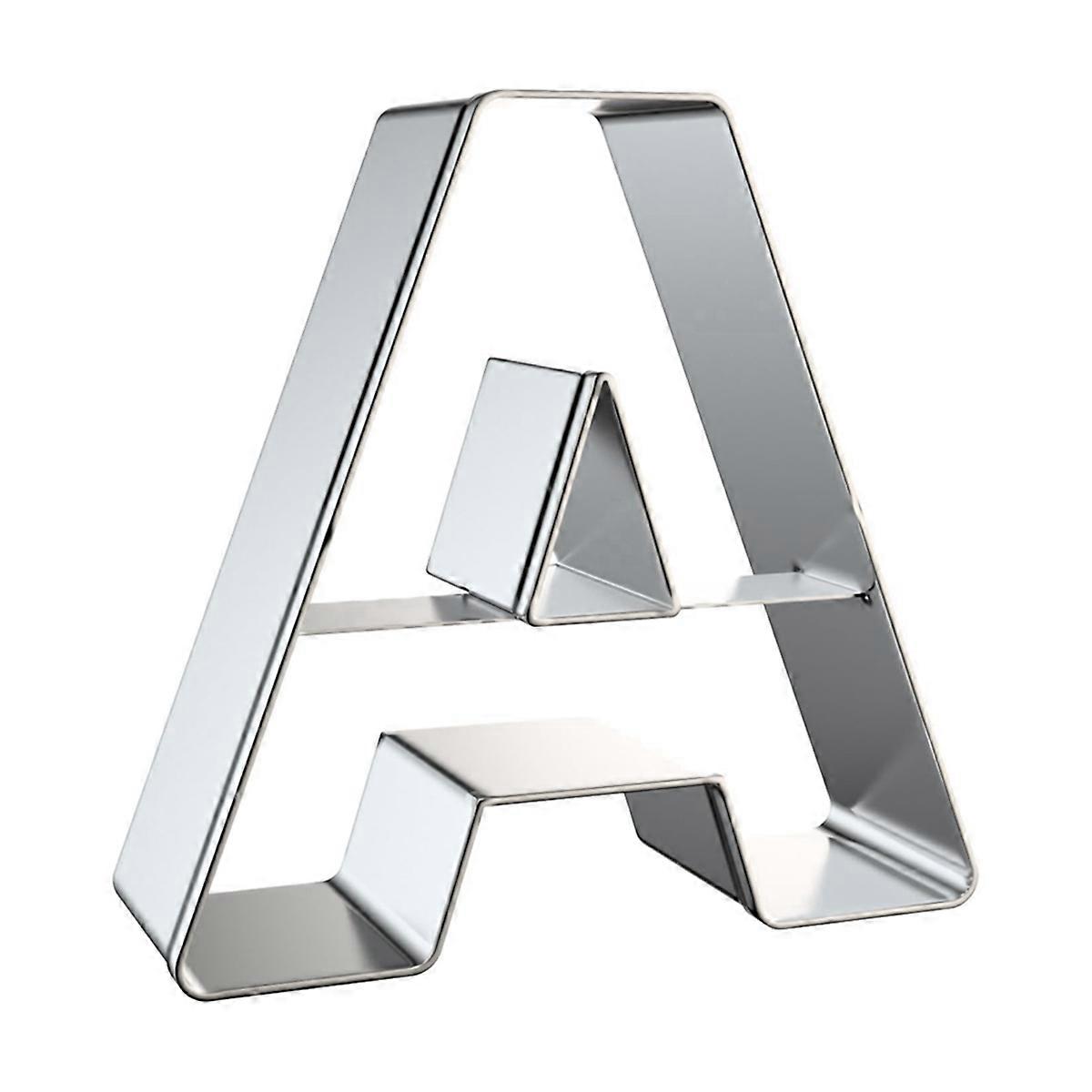 26 Pieces Alphabet Cookie Cutter Baking Set, Stainless Steel Metal ...