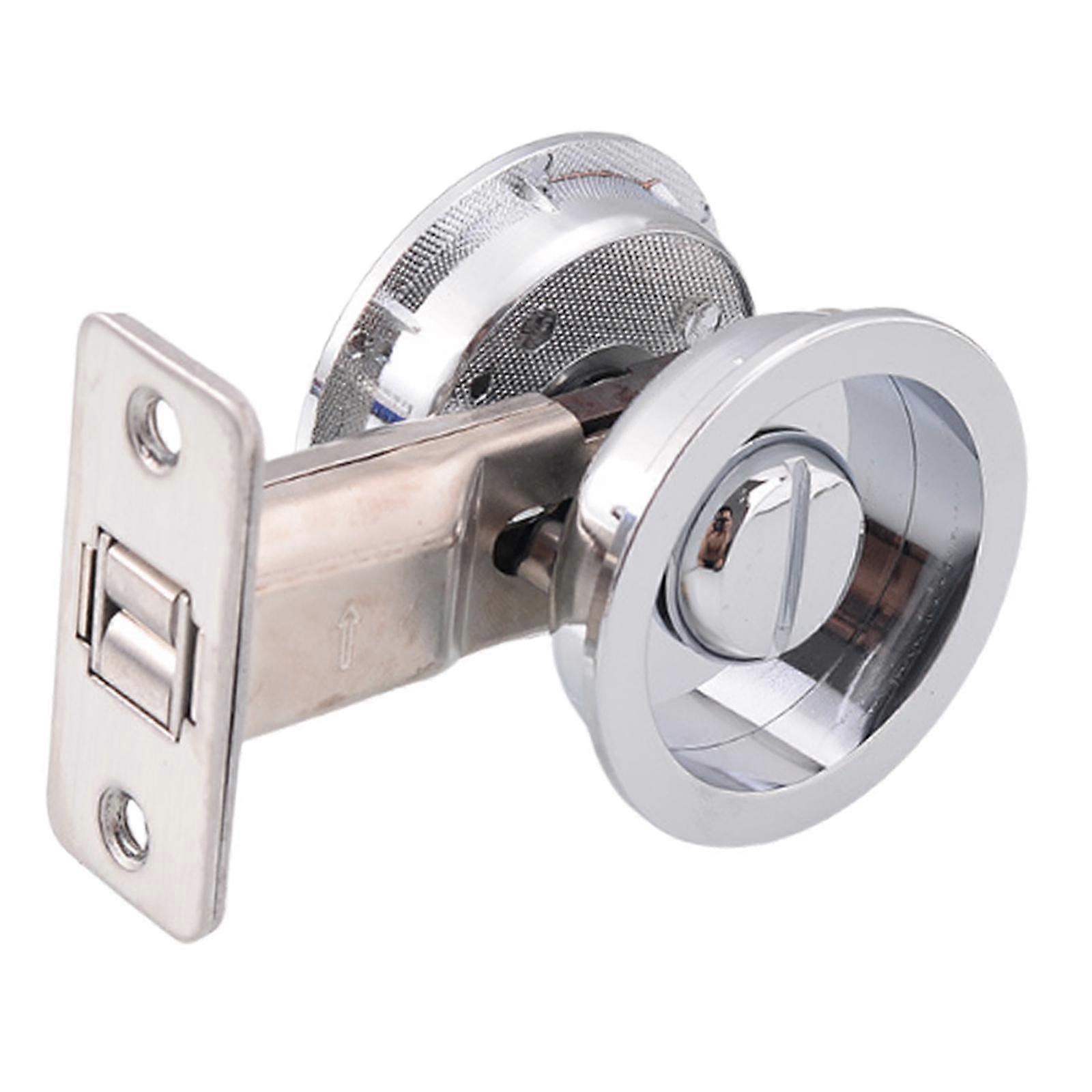 Pocket Door Lock with Keys Home Improvement Gate Latch Entrance Lock ...