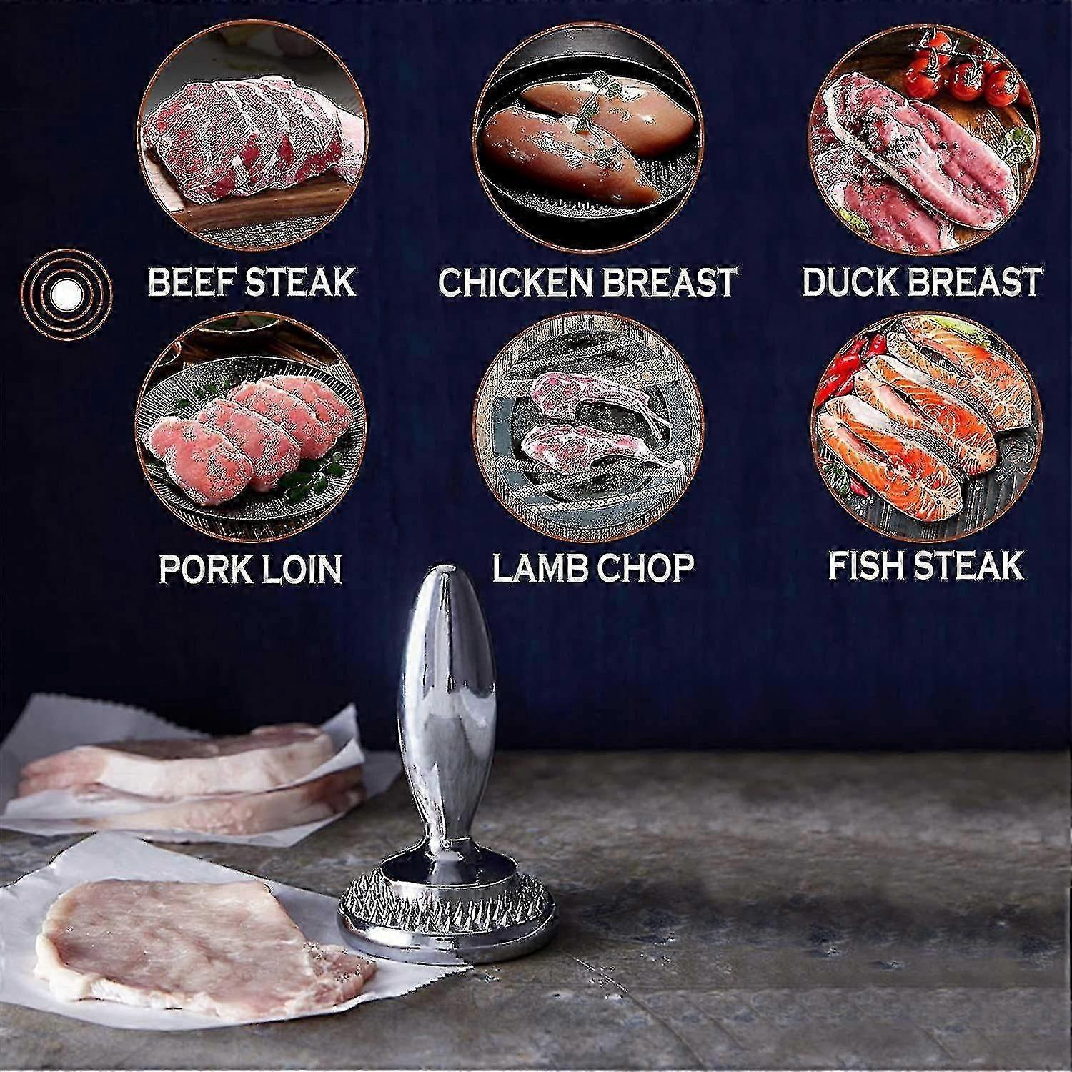 Reversible Meat Tenderizer And Pounder Dual Sided Meat Tenderizer ...