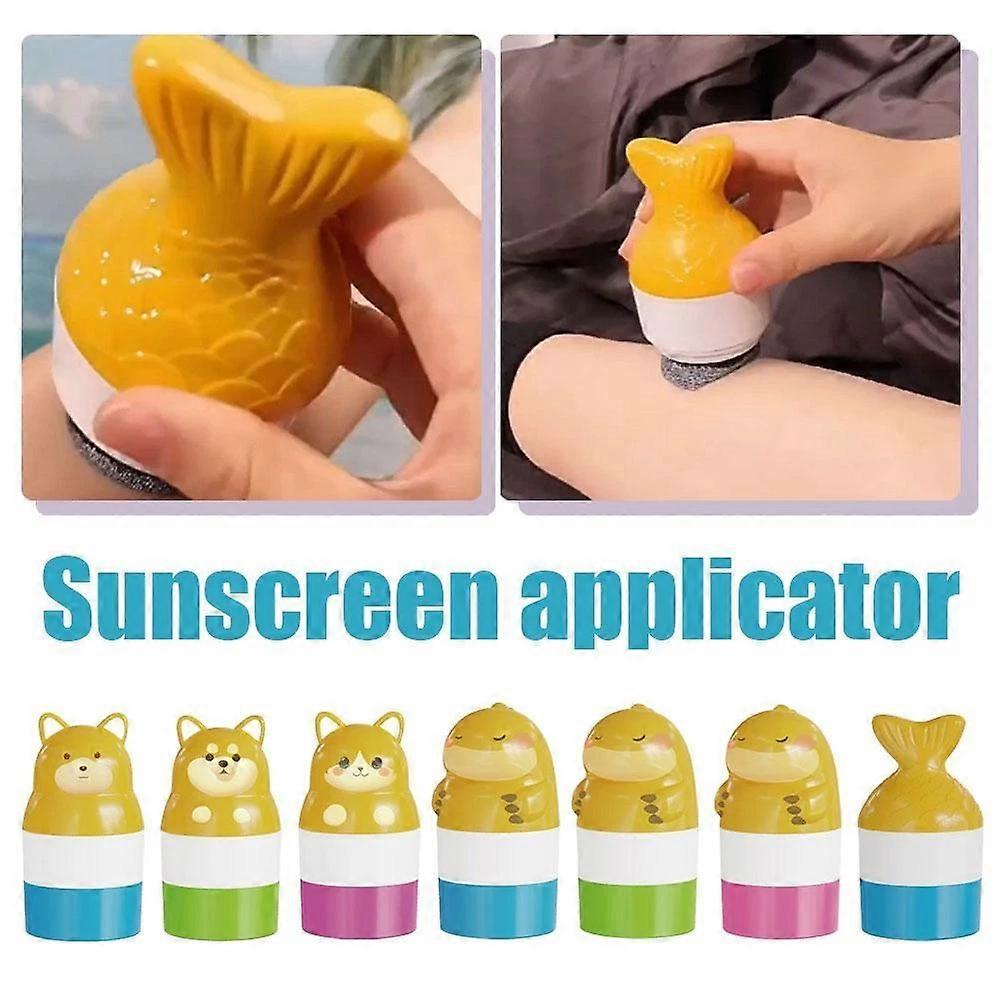 Sunscreen Applicator Portable Refillable Sponge,Water Resistant UV ...