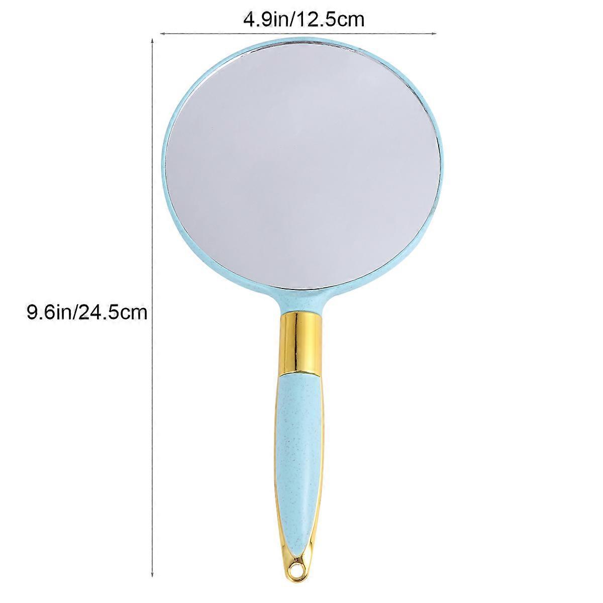 Retro Handheld Mirror ABS Glass Material Small Round Handheld Mirror ...
