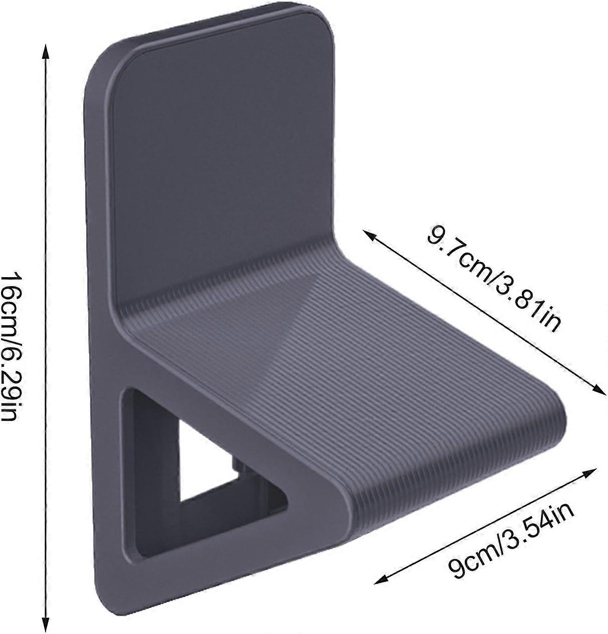 Shower Foot Rest for Shaving Legs – Stable Black Shower Step, Bathtub ...