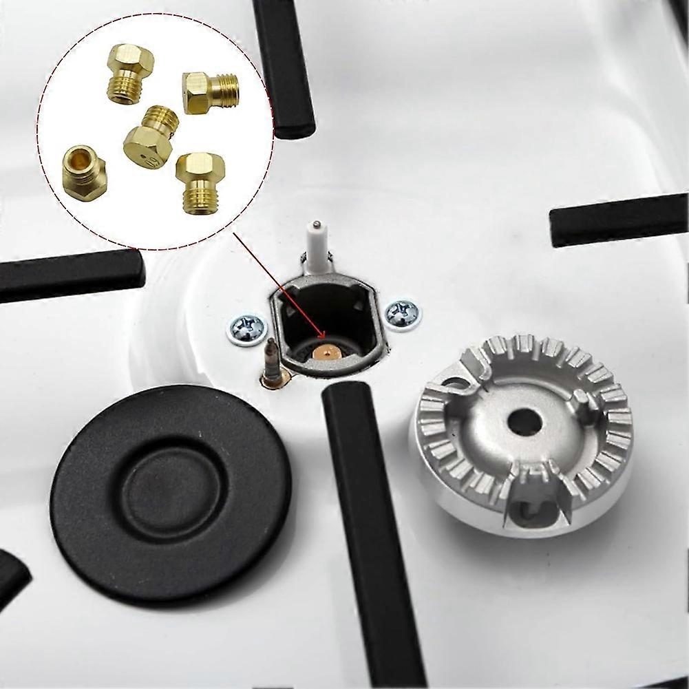 Propane LPG Brass Jet Burner Nozzle Conversion Kit (36Pcs) - M6x0.75 mm ...