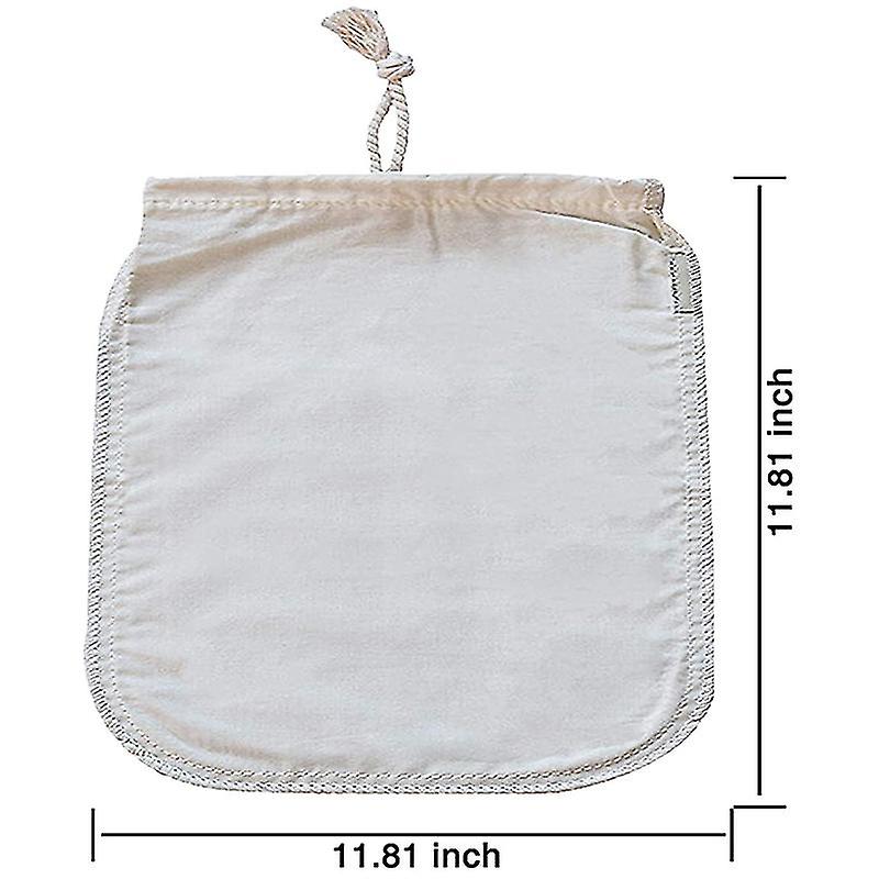 2-piece Cheese Cloth, Fine Mesh Cord Cheesecloth Bag, Multiple-use ...