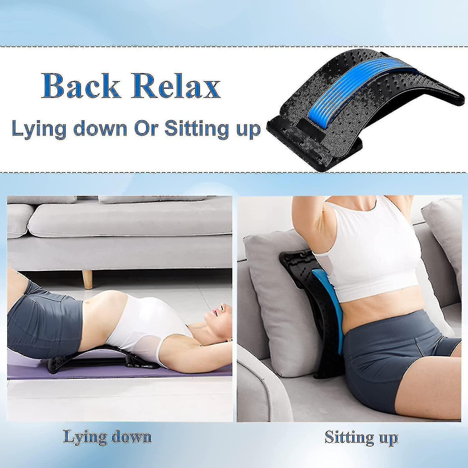 Back Stretcher, Back Stretcher, 4 Levels Adjustable Back Stretcher ...