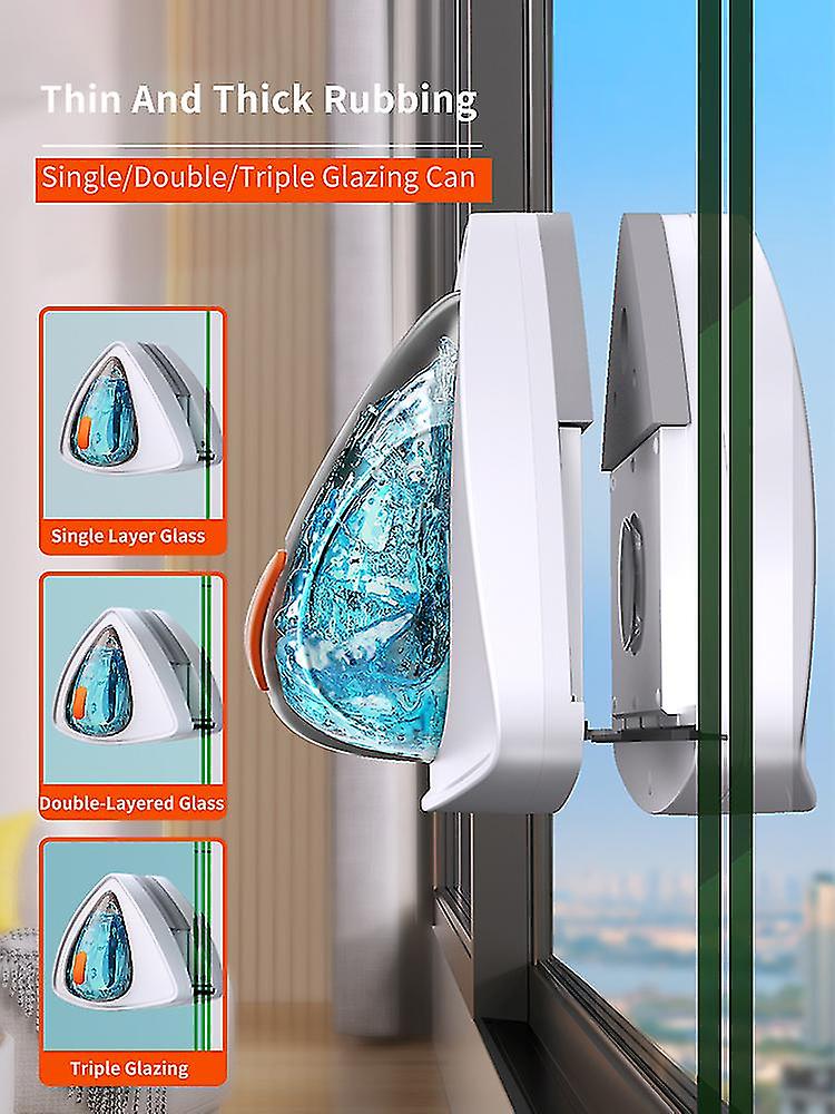 Magnetic Window Cleaner Automatic Water Discharge Double Side Glass ...