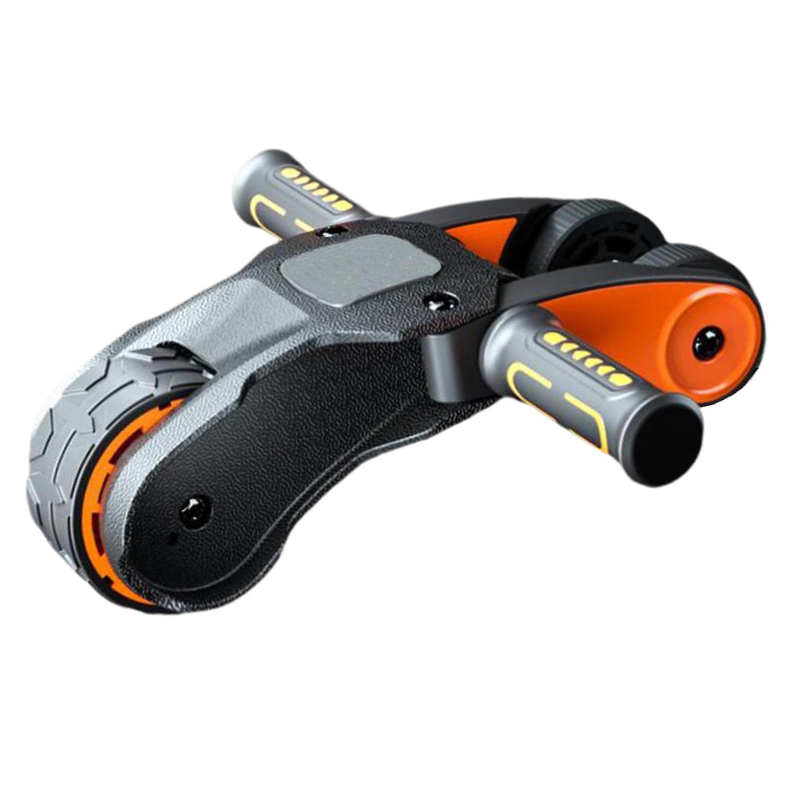 Foldable Ab Roller Wheel Core Training Ab Machine Abdominal Exercise ...