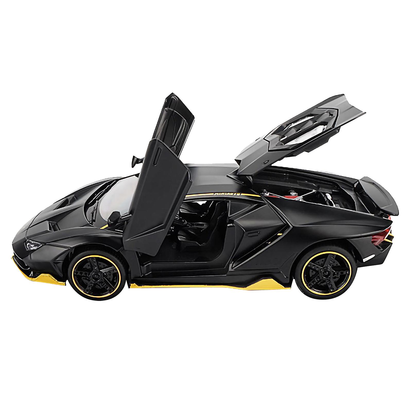 1:32 Scale Matte Black Alloy Diecast Model Car Toy - Pull Back Action ...