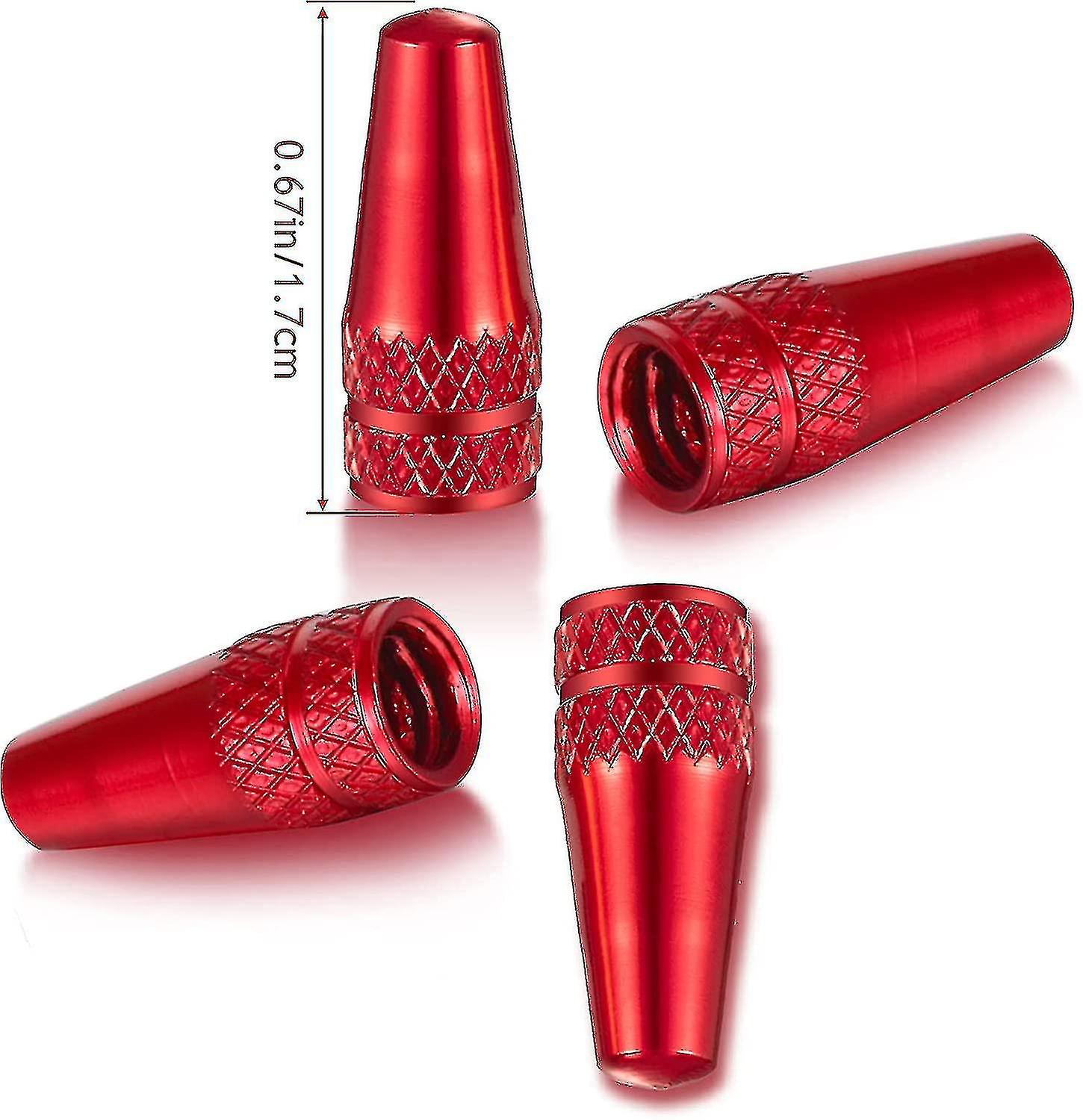 40 Pieces Bicycle Presta Valve Caps Multicolor Anodized Aluminum Presta ...