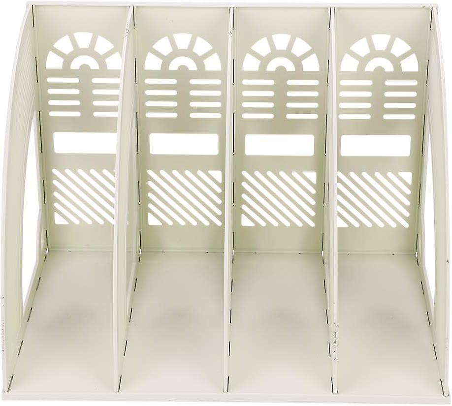 4*Compartments Storage Shelf Module, Magazine Filing Storage Box Binder ...