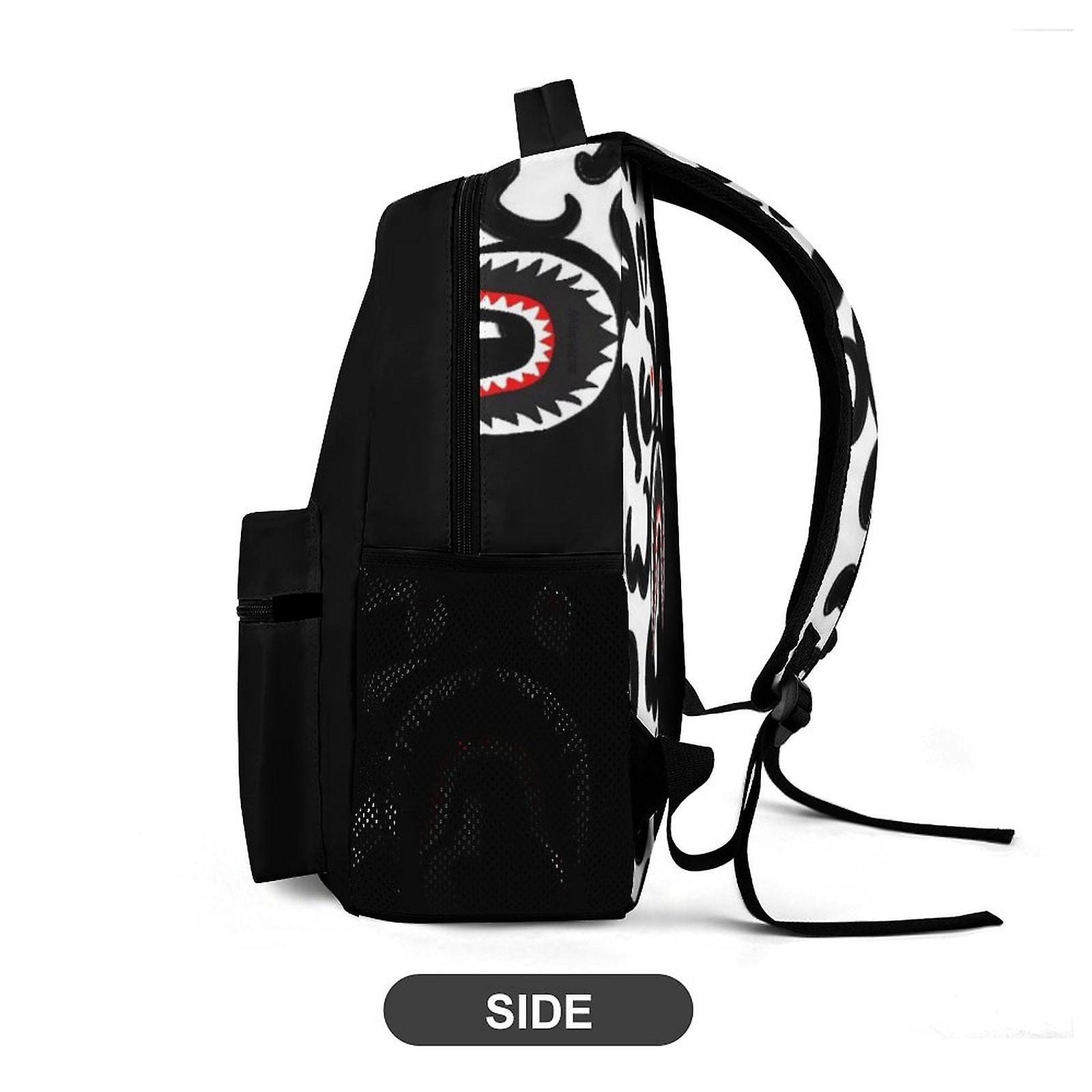 Bape Shark Outdoor Anime Backpack for Men/Women/Boys/Girls Gifts Casual ...