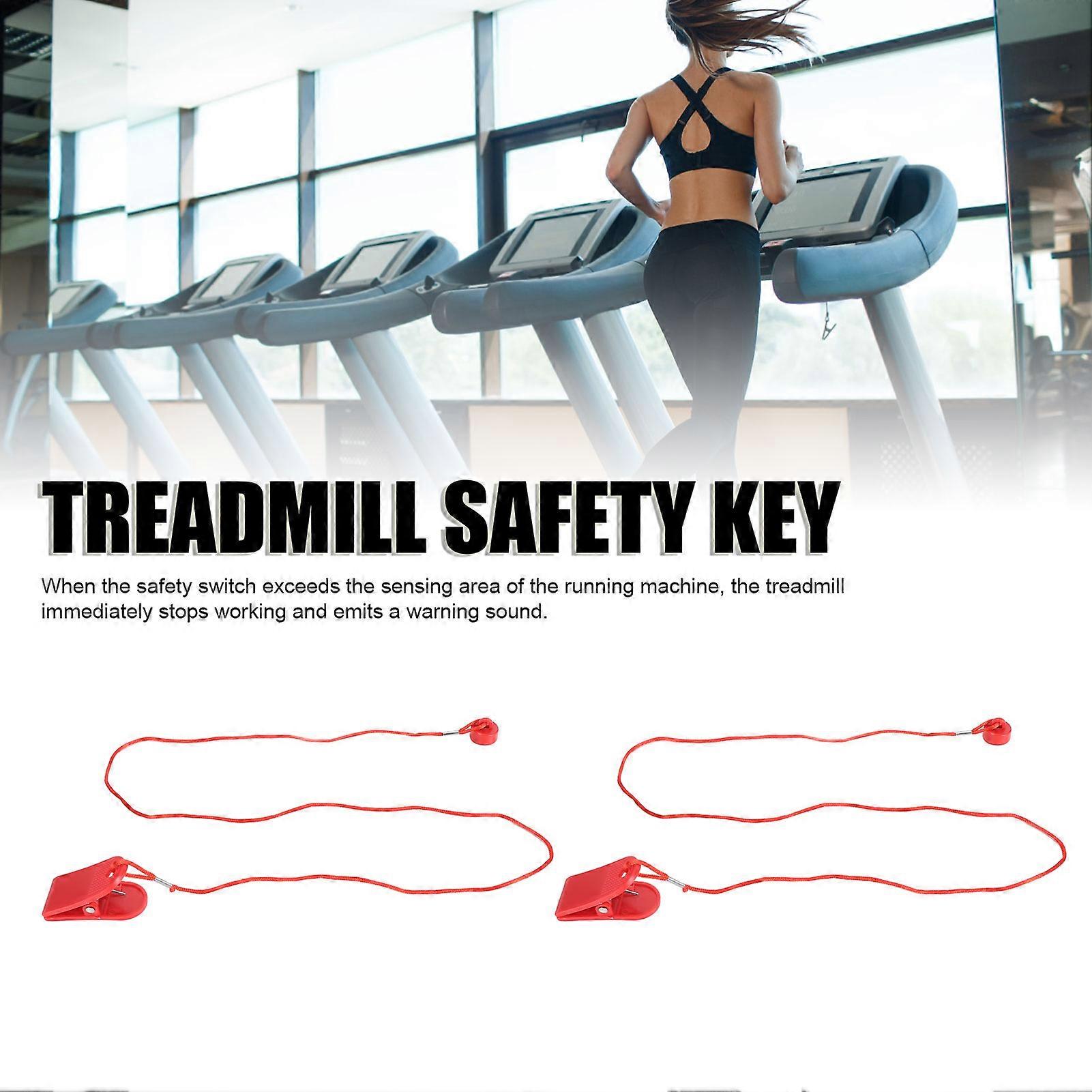 2PCS Universal Treadmill Safety Keys Security Magnet Lock Emergency ...