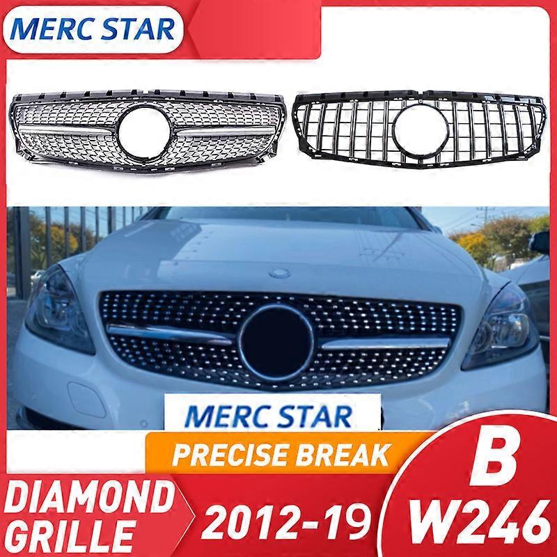 Diamond Grille for CLASS B W246 Front Bumper, GT Grill Front Bumper ...