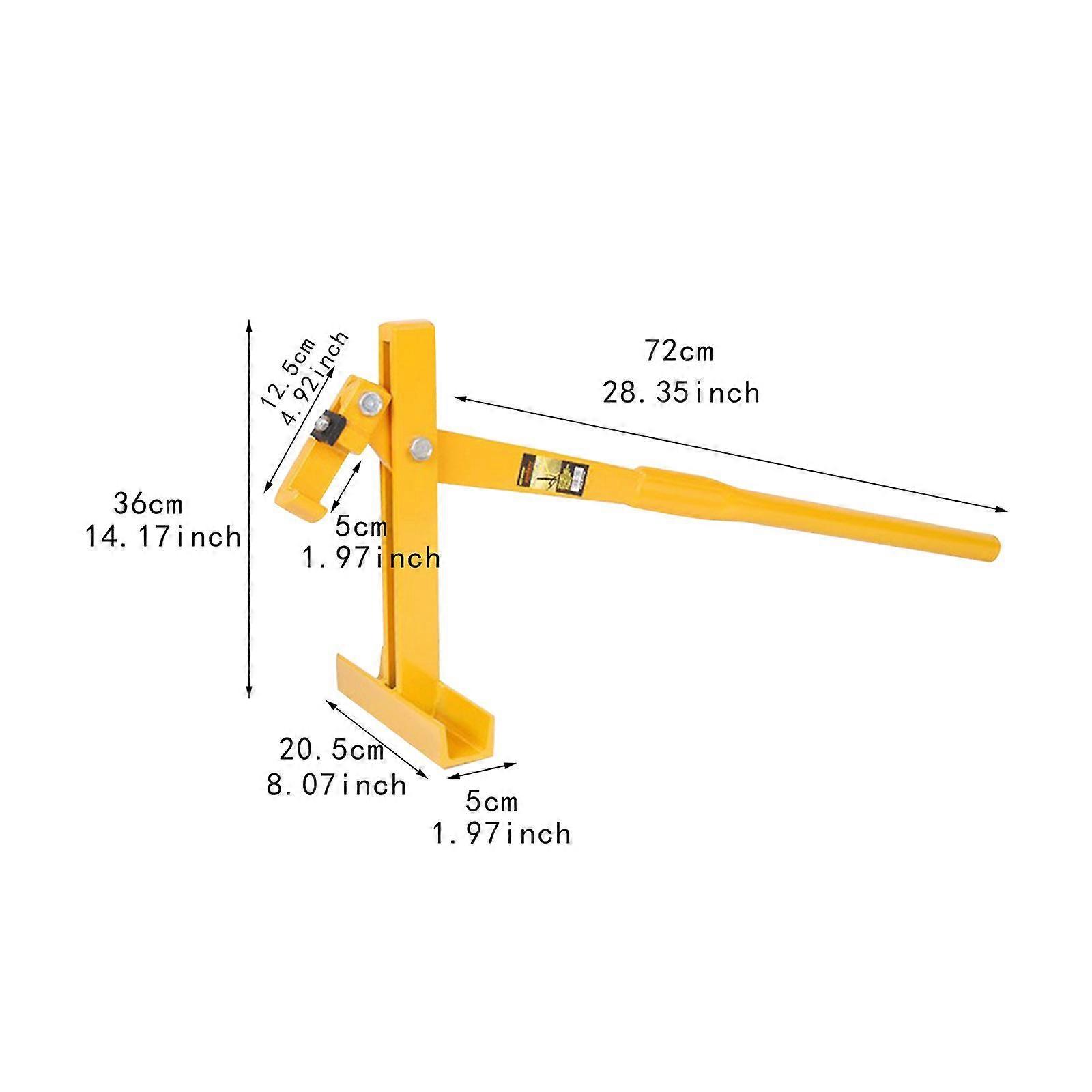 Heavy Duty Fence Post Puller T Post Puller for Tree Stump T Stakes Sign ...