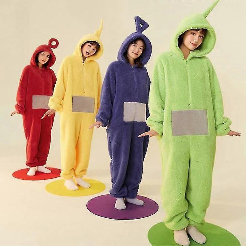 Anime Teletubbies Costume Adult Christmas Pajamas Party Onesie ...