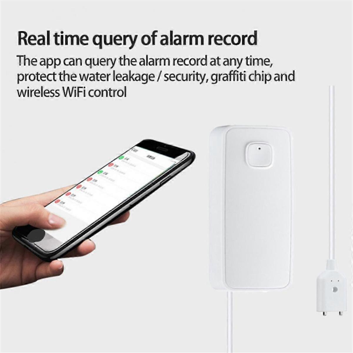 Tuya WiFi Smart Water Sensor Leak Detector Flood Water Leakage Alarm ...