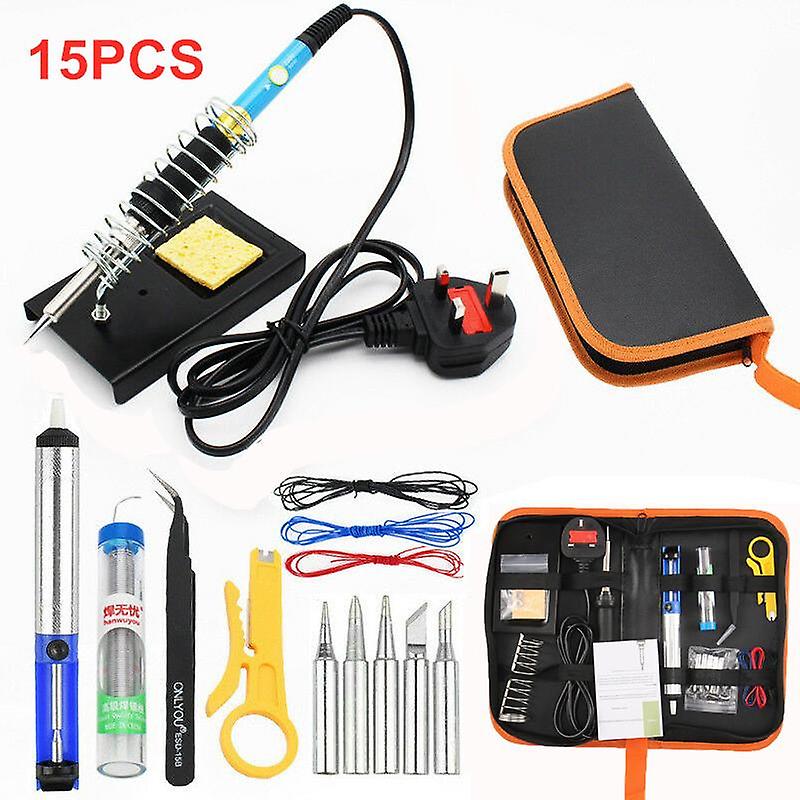 Electric soldering iron wood burning kit welding solder rework station ...