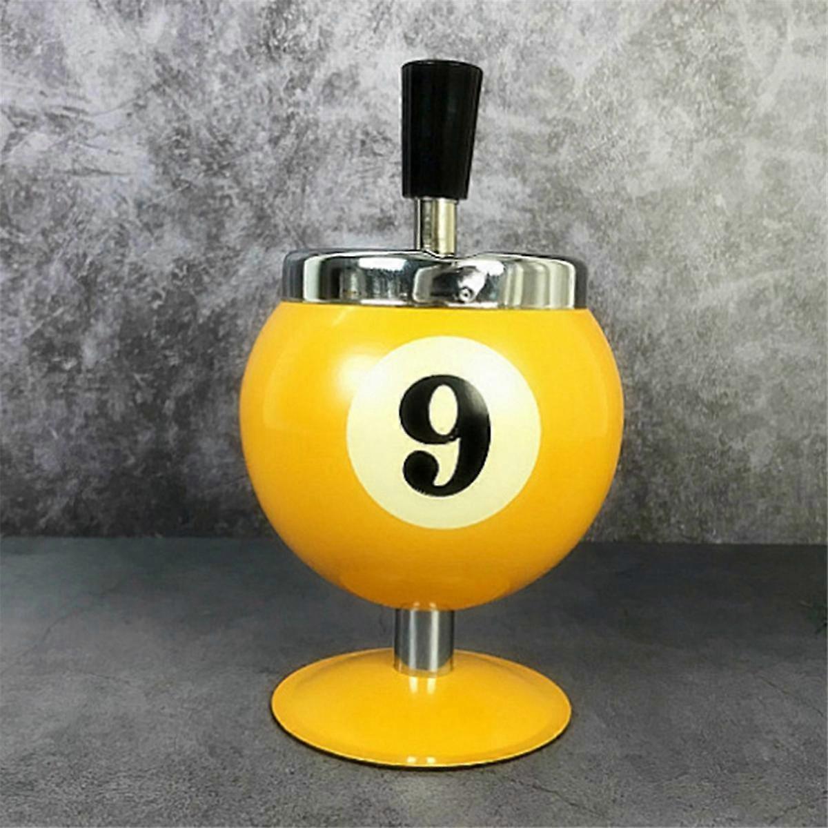 Pool Billiard Ball Design Ashtray Portable Metal Ashtray for Pool House ...