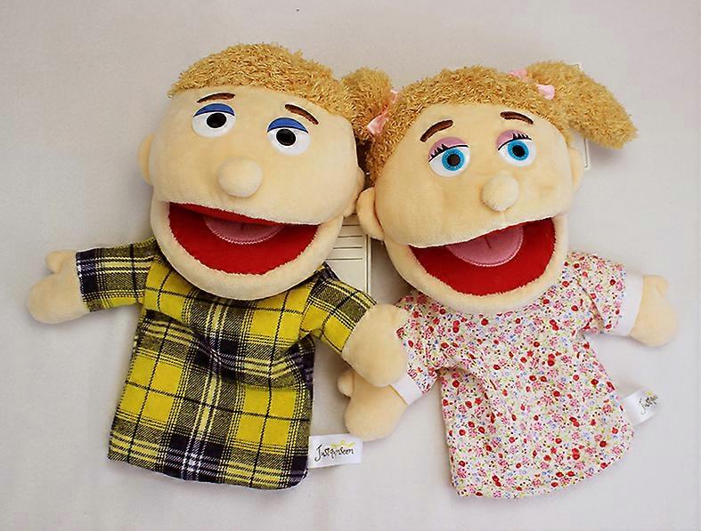 1/2/4/6pcs Cartoon Family Hand Puppet Plush Toys for Preschool Early ...