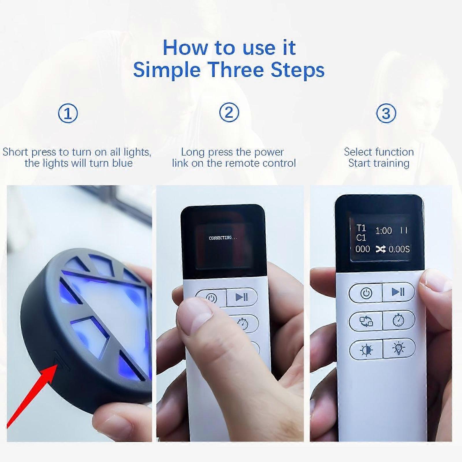 6 Pieces Reaction Training Lights Agility Training for Soccer Fencing ...