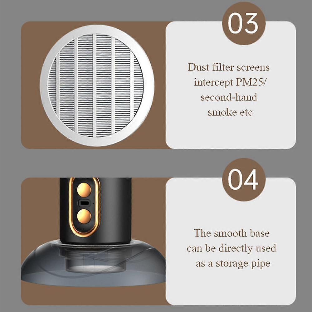 Mini Desktop Range Hood Large Capacity Removable Range Hood for Tables ...