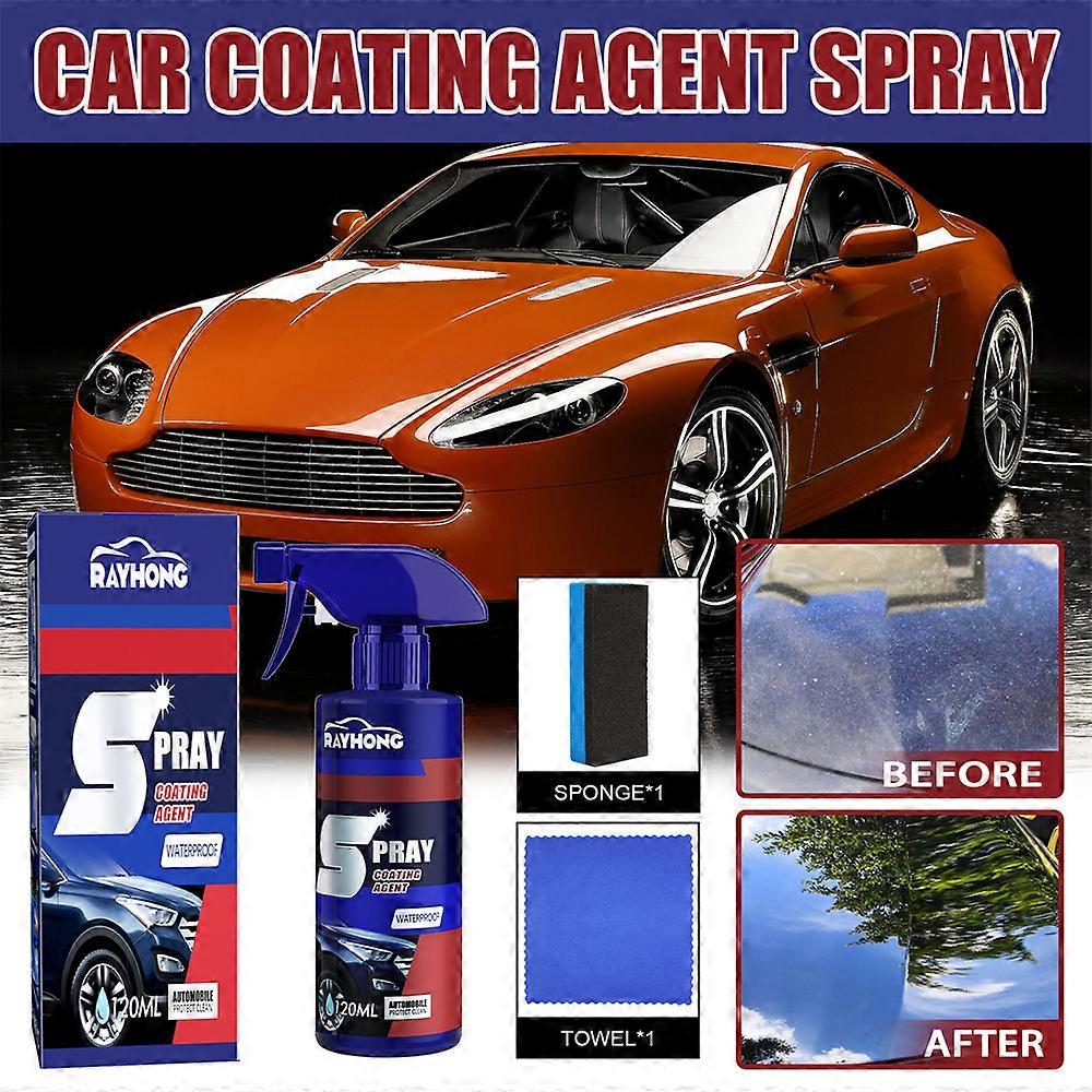 120ML Car Ceramic Coating Spray Auto Nano Ceramic Coating Polishing Spraying Wax Car Paint ...