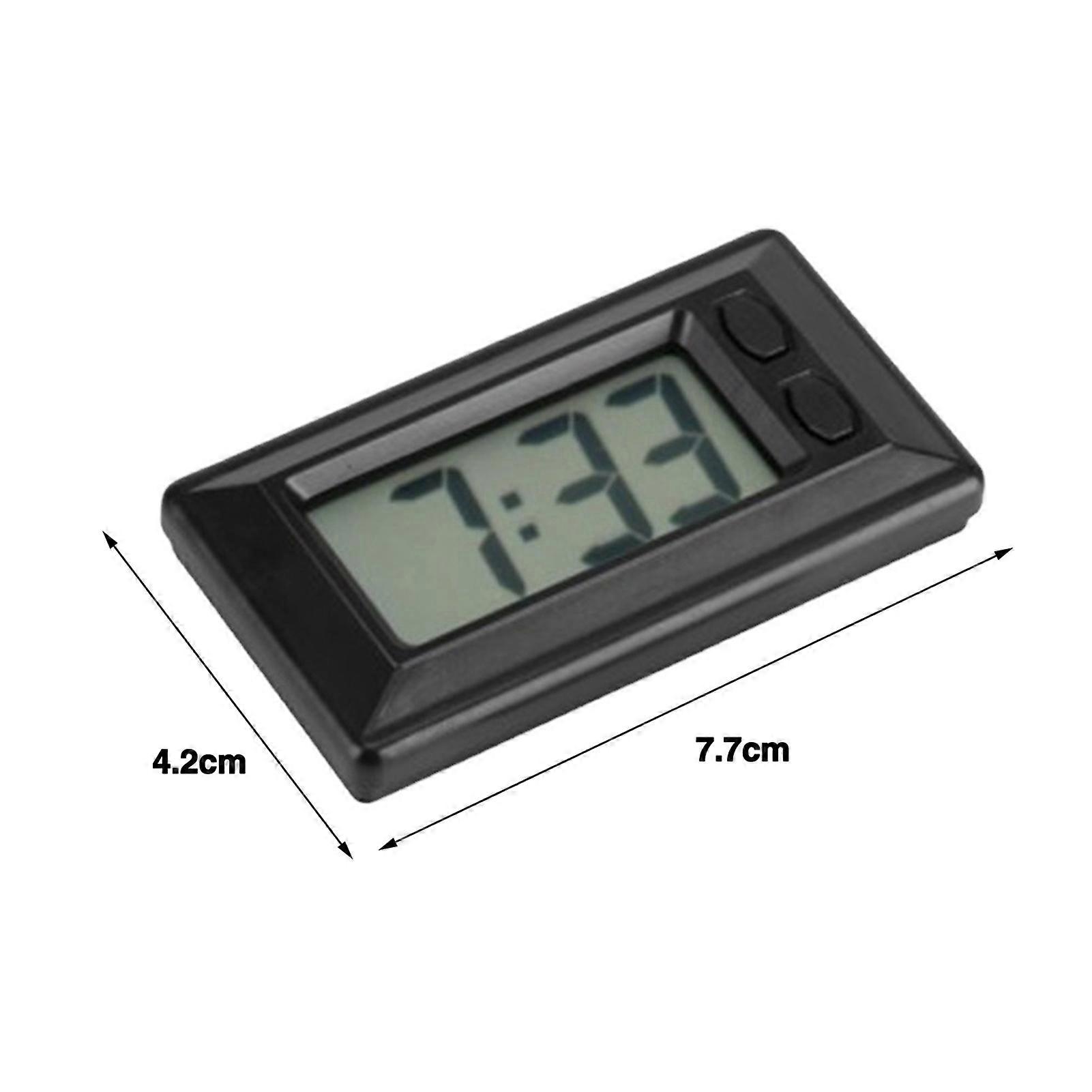 Digital Clock Ultra-Thin LCD Digital Dashboard Clock Convenient Alarm ...