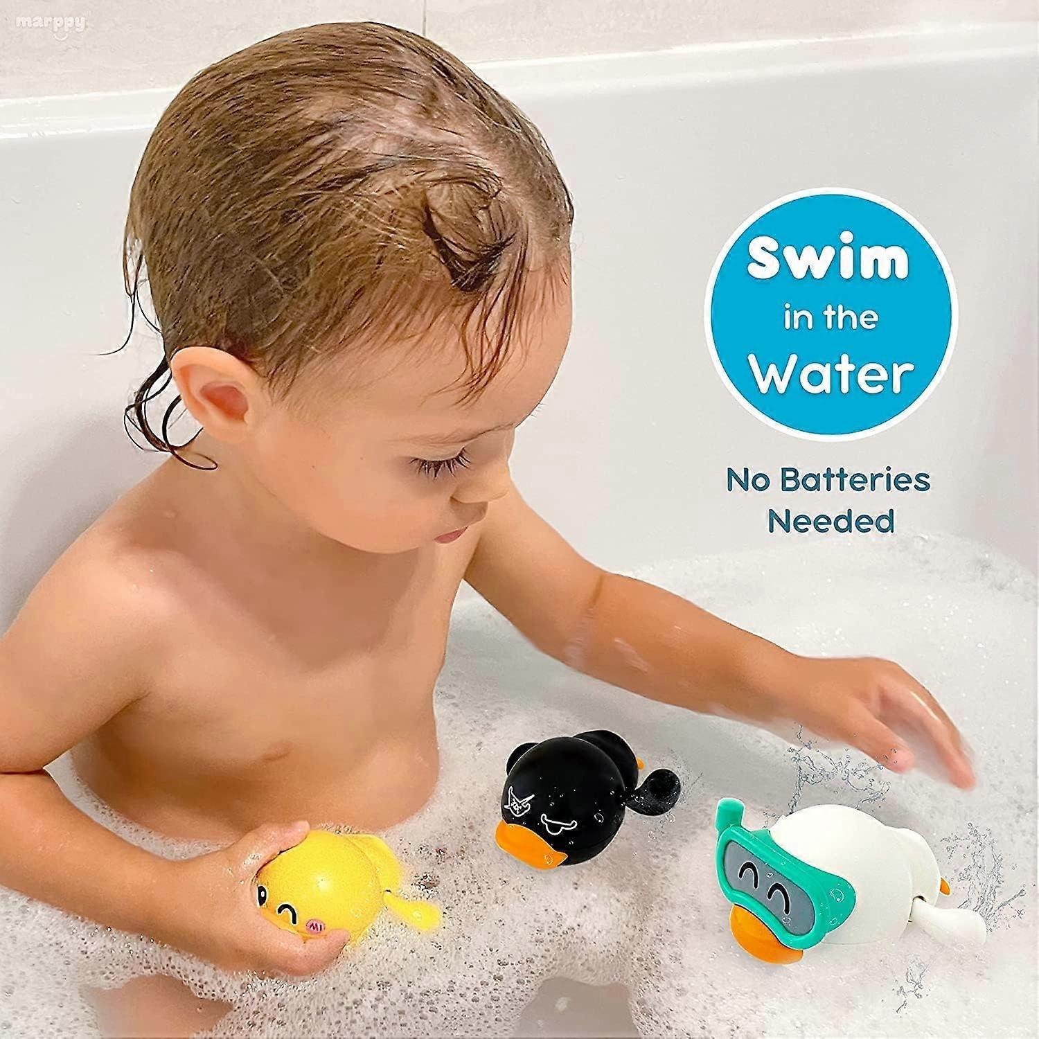 Baby bath toys water play ducklings Children's bathroom water play ...