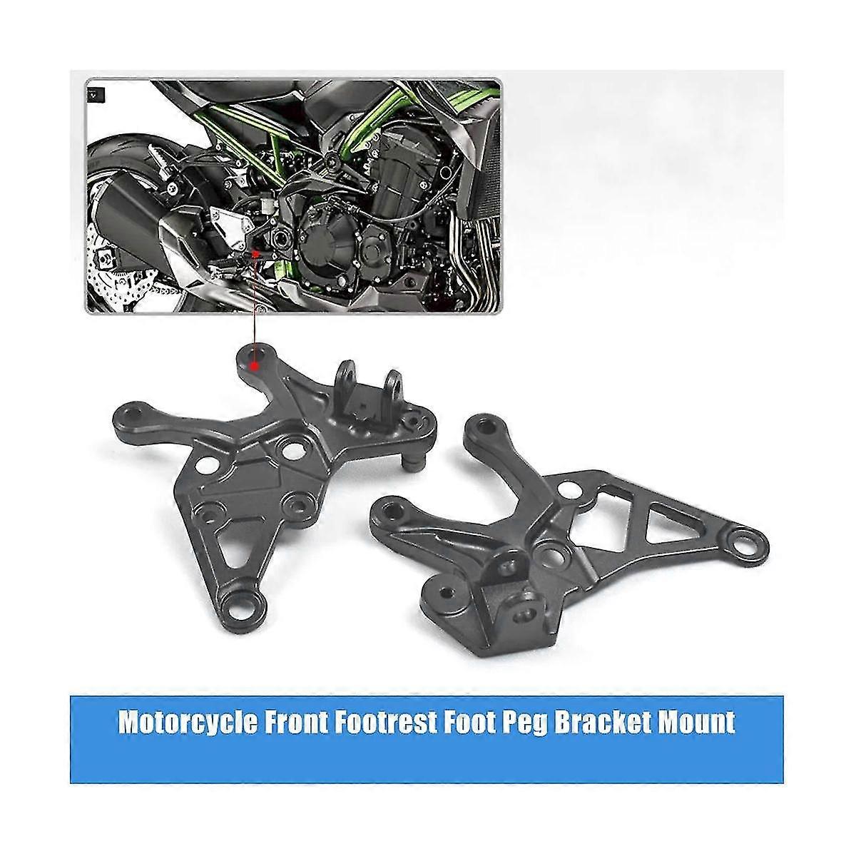 For Z900 2017-2021 Motorcycle Front Footrest Foot Peg Bracket Mount ...