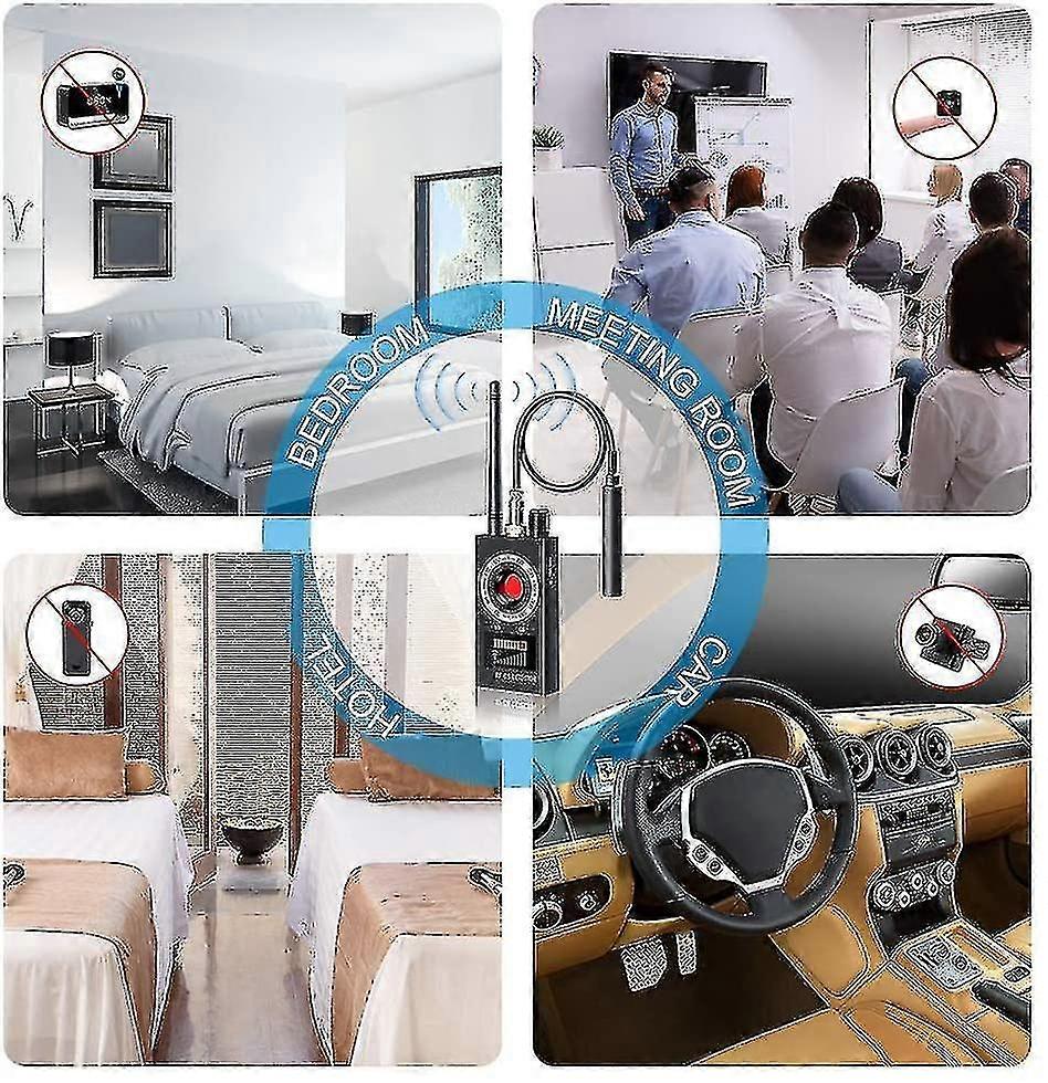 wireless rf spy detector for hidden camera, laser lens, gsm, listening ...
