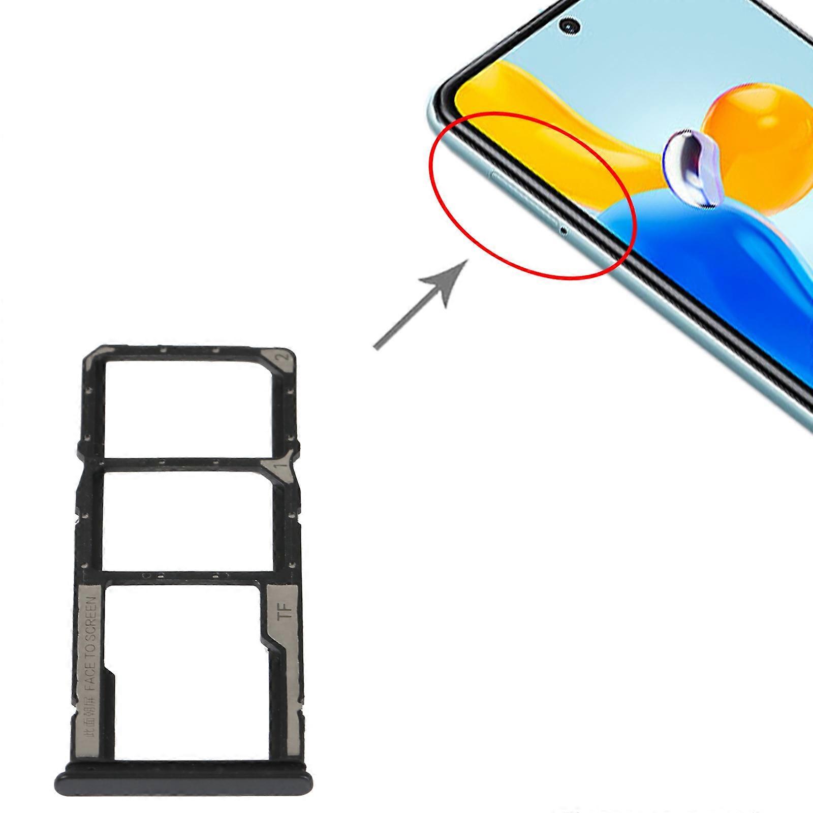 For Xiaomi Redmi Note 11S 5G SIM Card Tray + Micro SD Card Tray | Fruugo UK