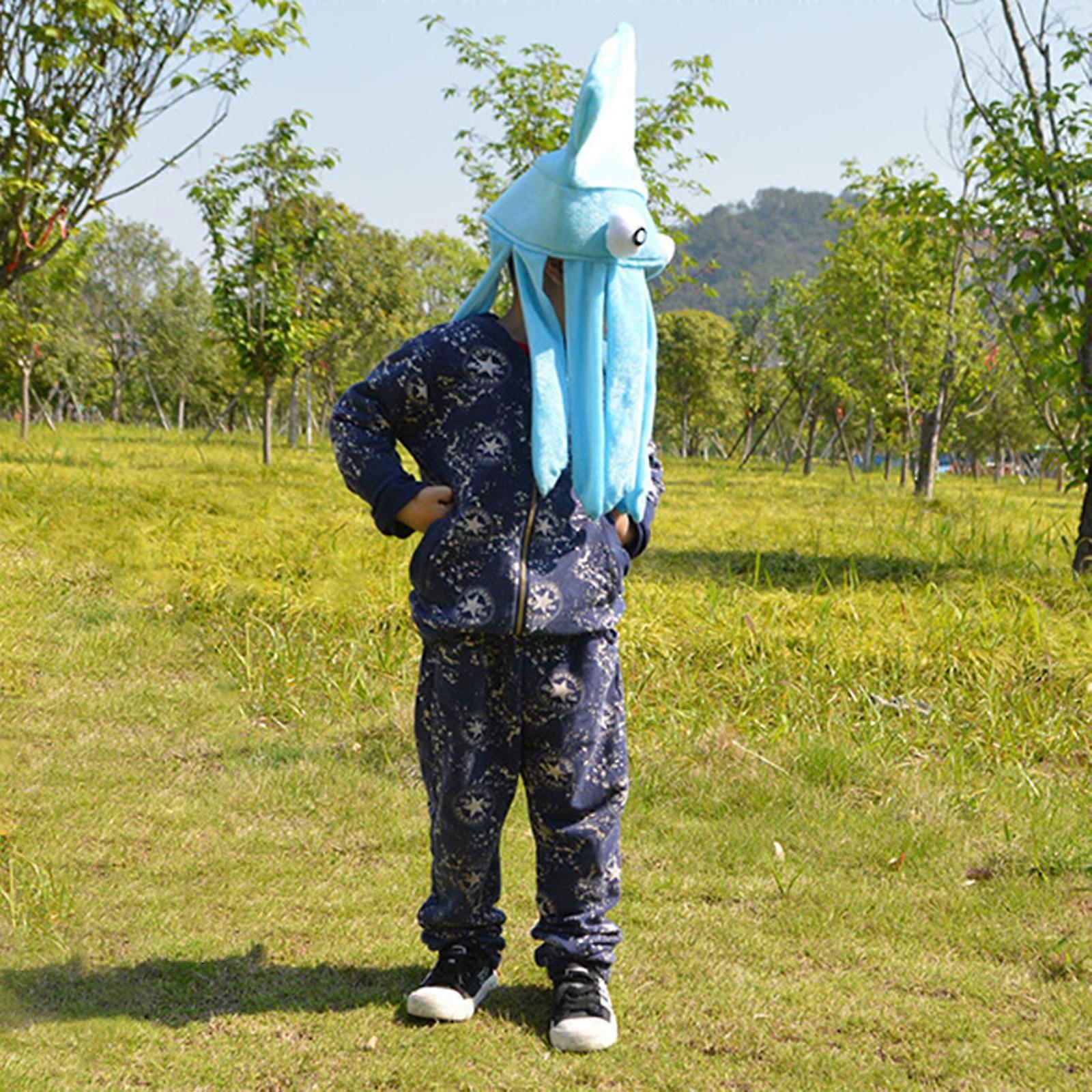 Blue Squid Hat Sea Animal Hat Costume Accessory | Fruugo UK