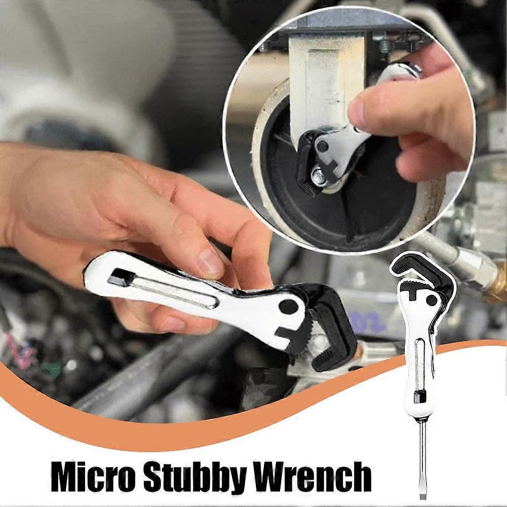 Micro Stubby Wrench,Micro Self Adjusting Wrench, 2 In 1 Wrench Tool ...