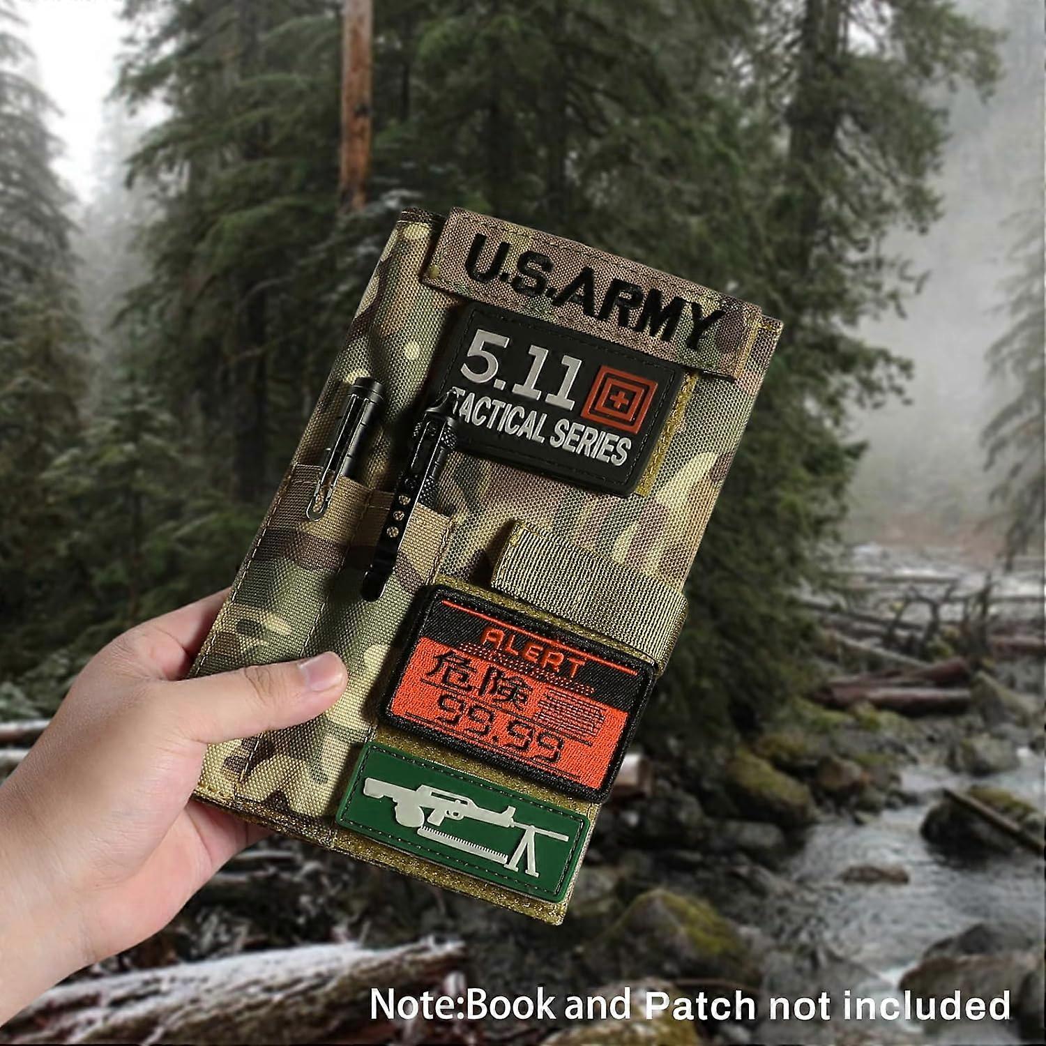 Military Log Book Cover, 5.5" x 8" Army Tactical Notebook | Fruugo UK