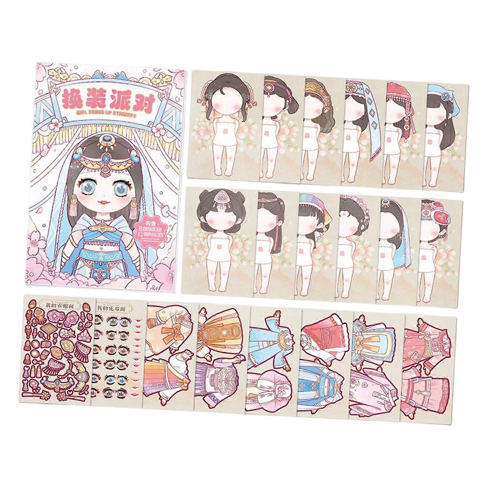 Dress up Doll Stickers, Sticker Activity Books Set, Creativity ...