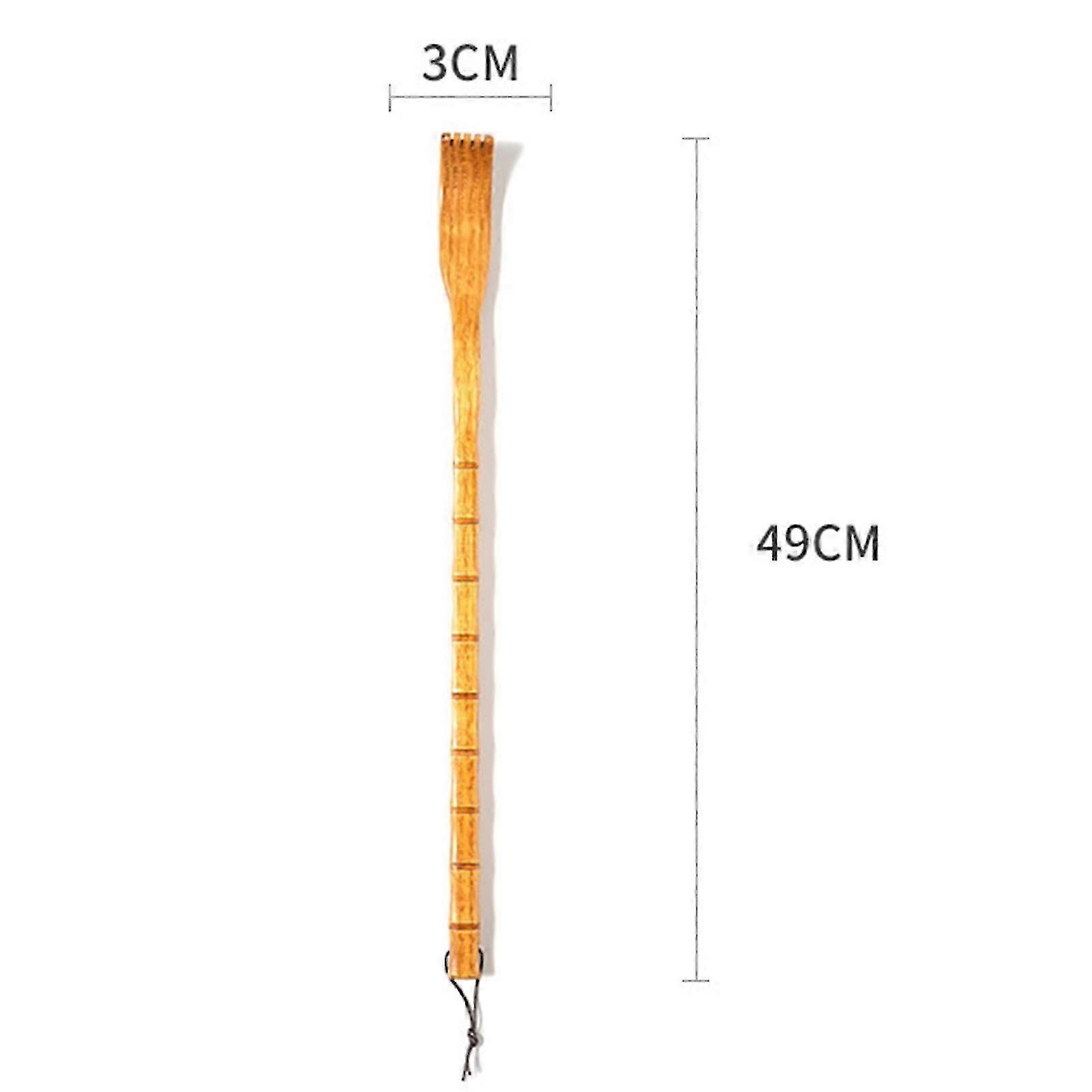 Back Scratcher Wooden Massage Relaxation Fit Itching Relief Long Wooden ...