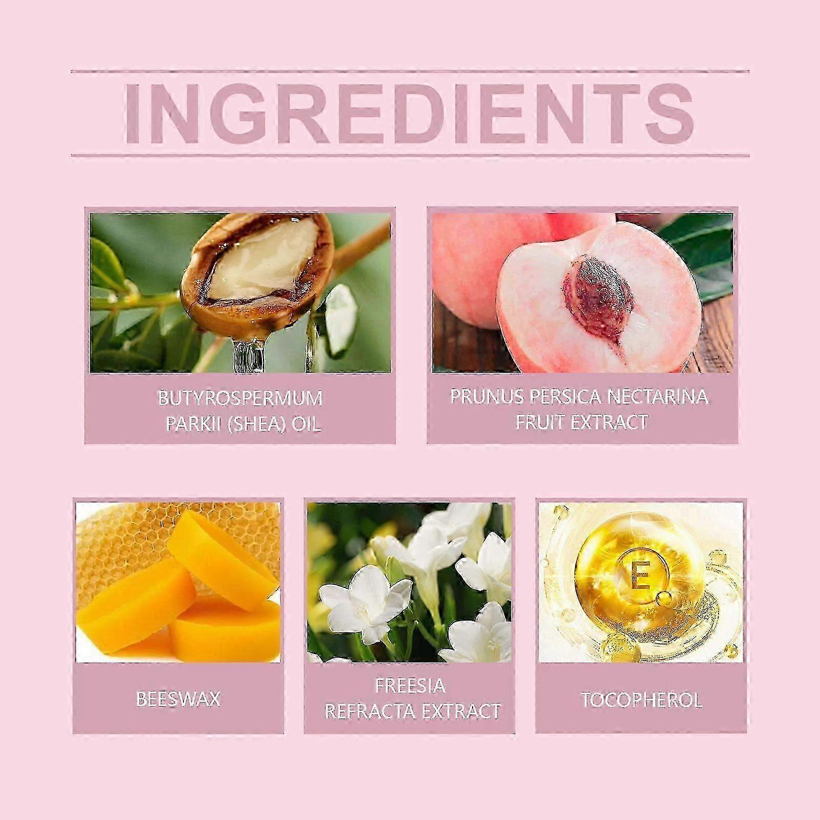 Peach Solid Perfume Fresh Fruit Light Perfume Portable Solid Balm Fruit ...