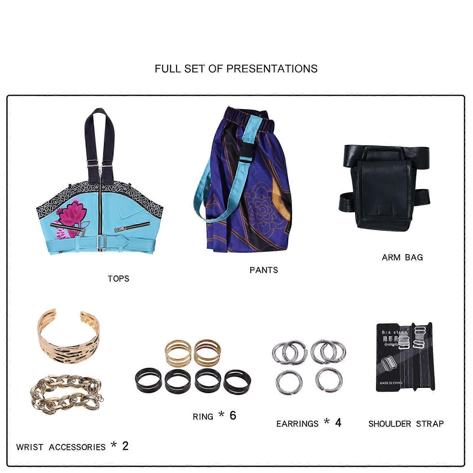 KPop Demon Hunters Cosplay Costume Set Rumi Mira Zoey Party Fancy Dress ...