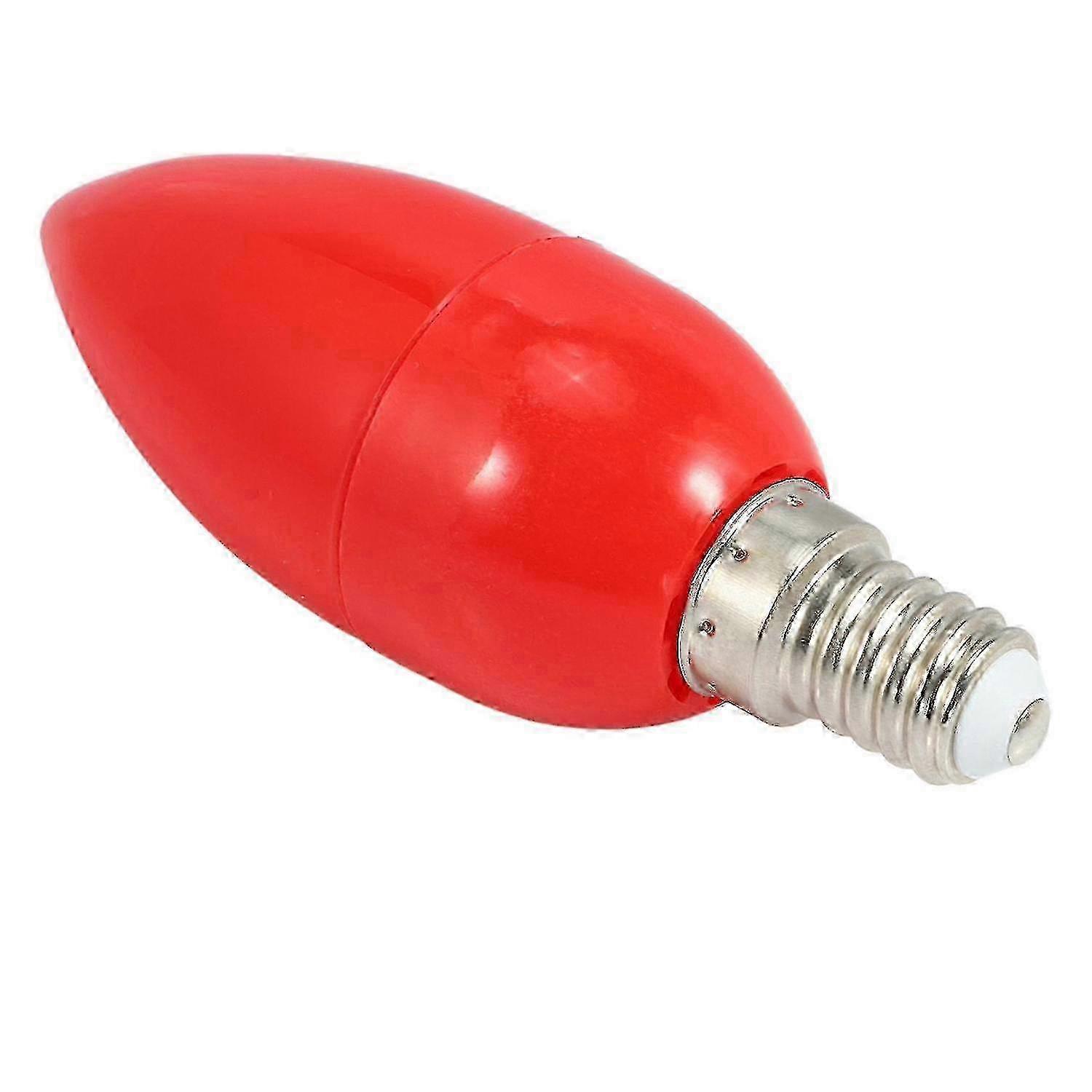 2025 For 10 E14 LED Candle Light Bulbs, Red Energy Saving | Fruugo UK